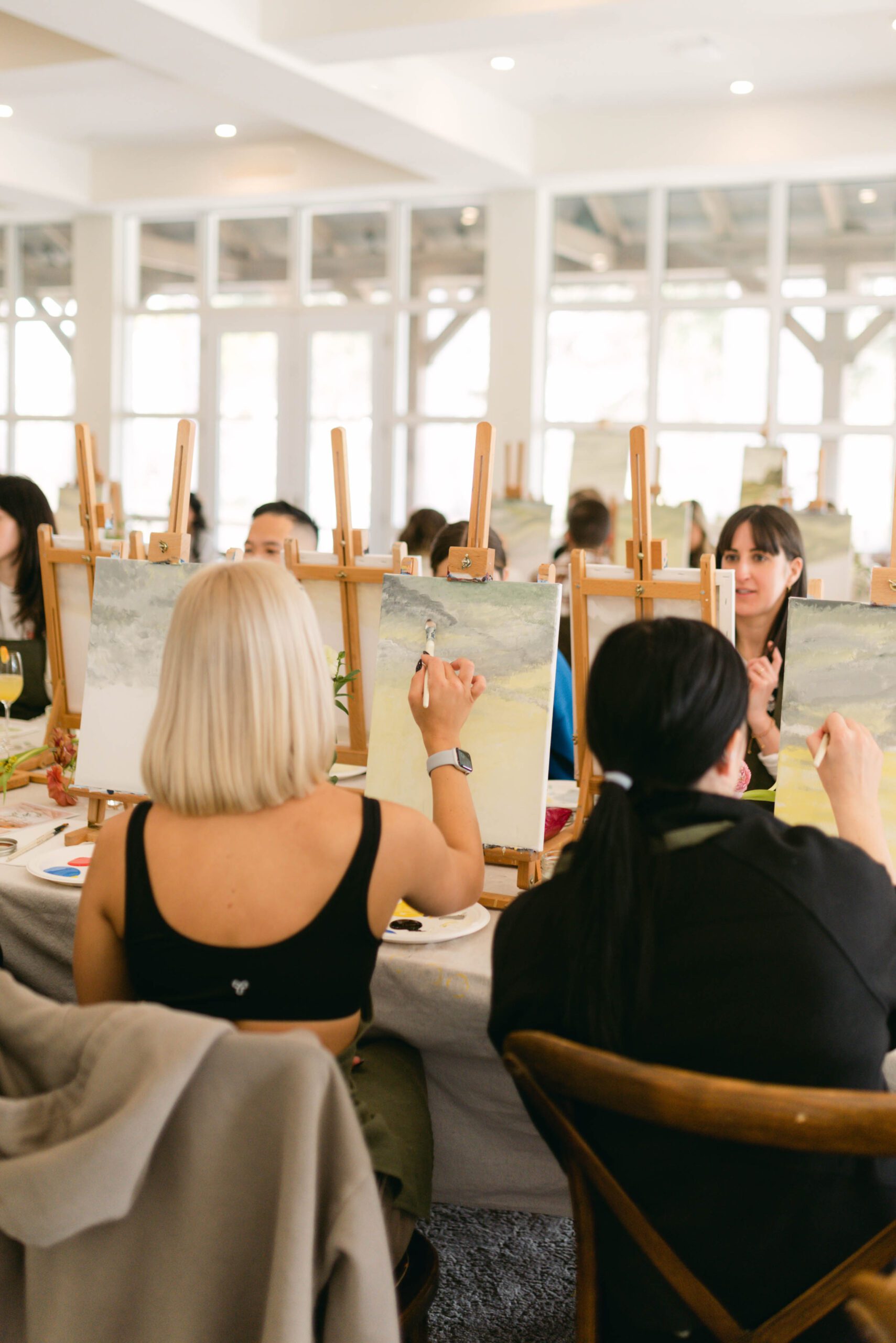 Team Building Activities: Paint & Sip Events | You & I Paint